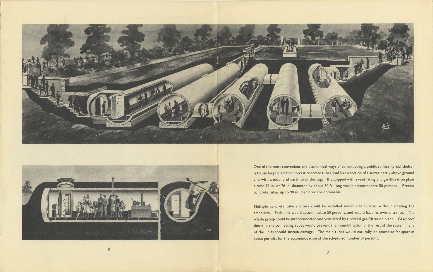 Air raid shelters – Engineers at War