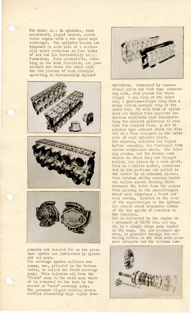 Development of the Napier Sabre engine – Engineers at War